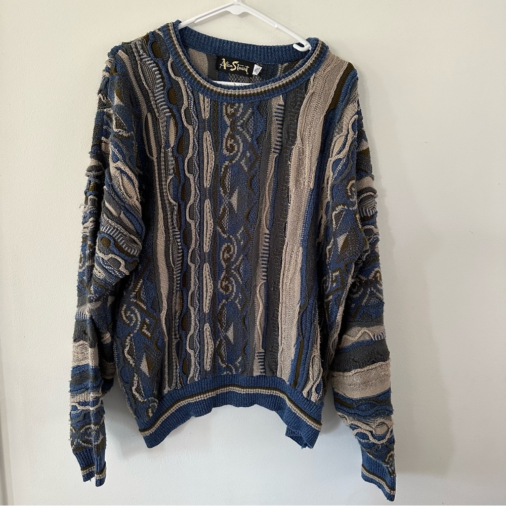 Vintage 1980s Alan Stuart Coogi Sweater (Bag5) - Gem